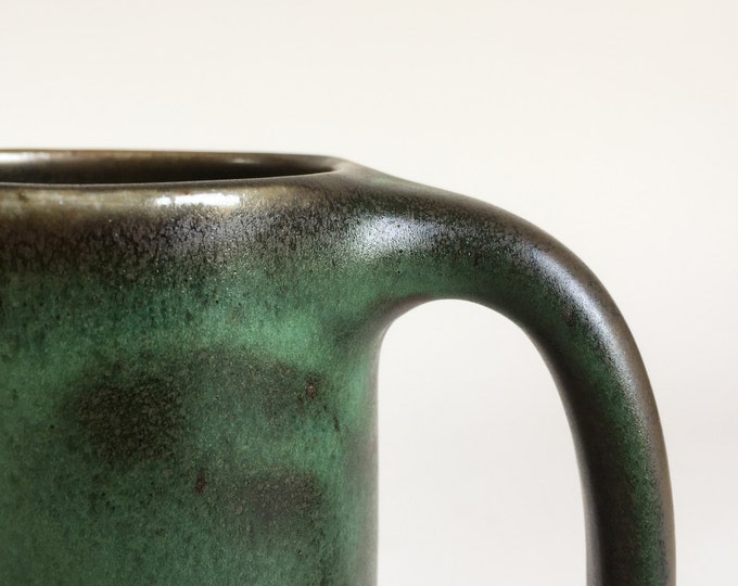 LARGE GREEN MUG 20 Oz, Ceramic, Ceramics, Pottery, Handmade, Coffee ...