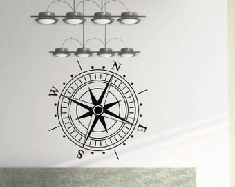 Sunflower Compass Rose SVG Clipart Iron on Transfer File | Etsy