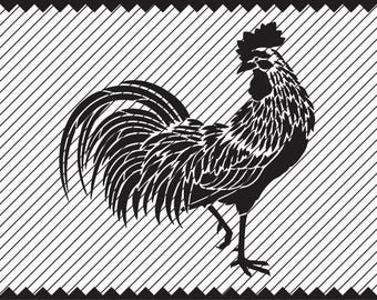 Rooster svg | Etsy