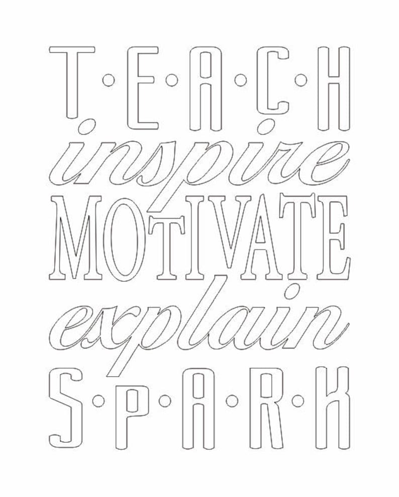 SVG Teach Inspire Motivate Explain Clipart Teach Inspire SVG - Etsy