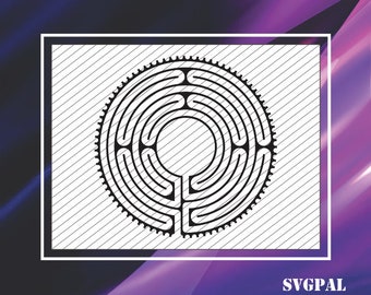 Labyrinth Svg Png - Etsy