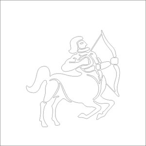 SAGITTARIUS Zodiac Sign Clipart Sagittarius SVG File Sagittarius DXF ...