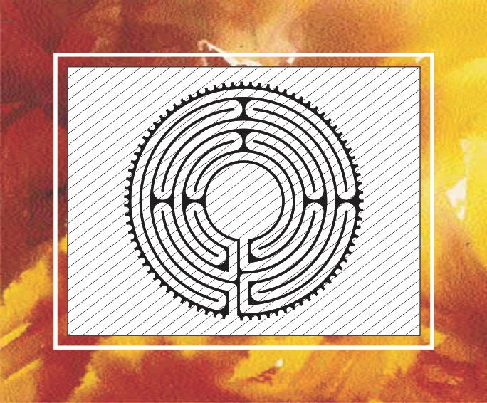 SVG Labyrinth Clipart for Cricut Labyrinth Design Cameo - Etsy