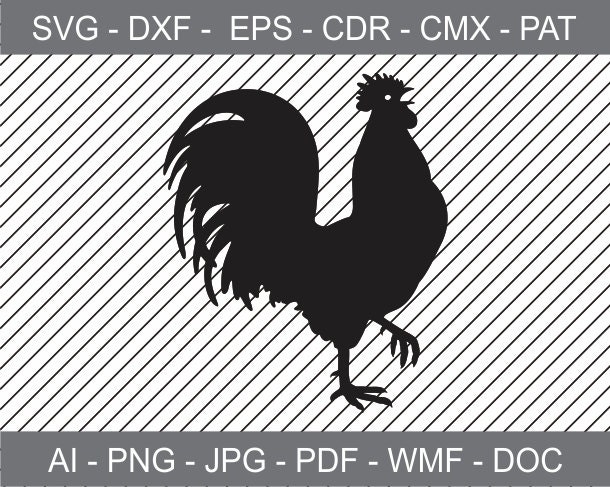 Free Rooster Crowing Clipart