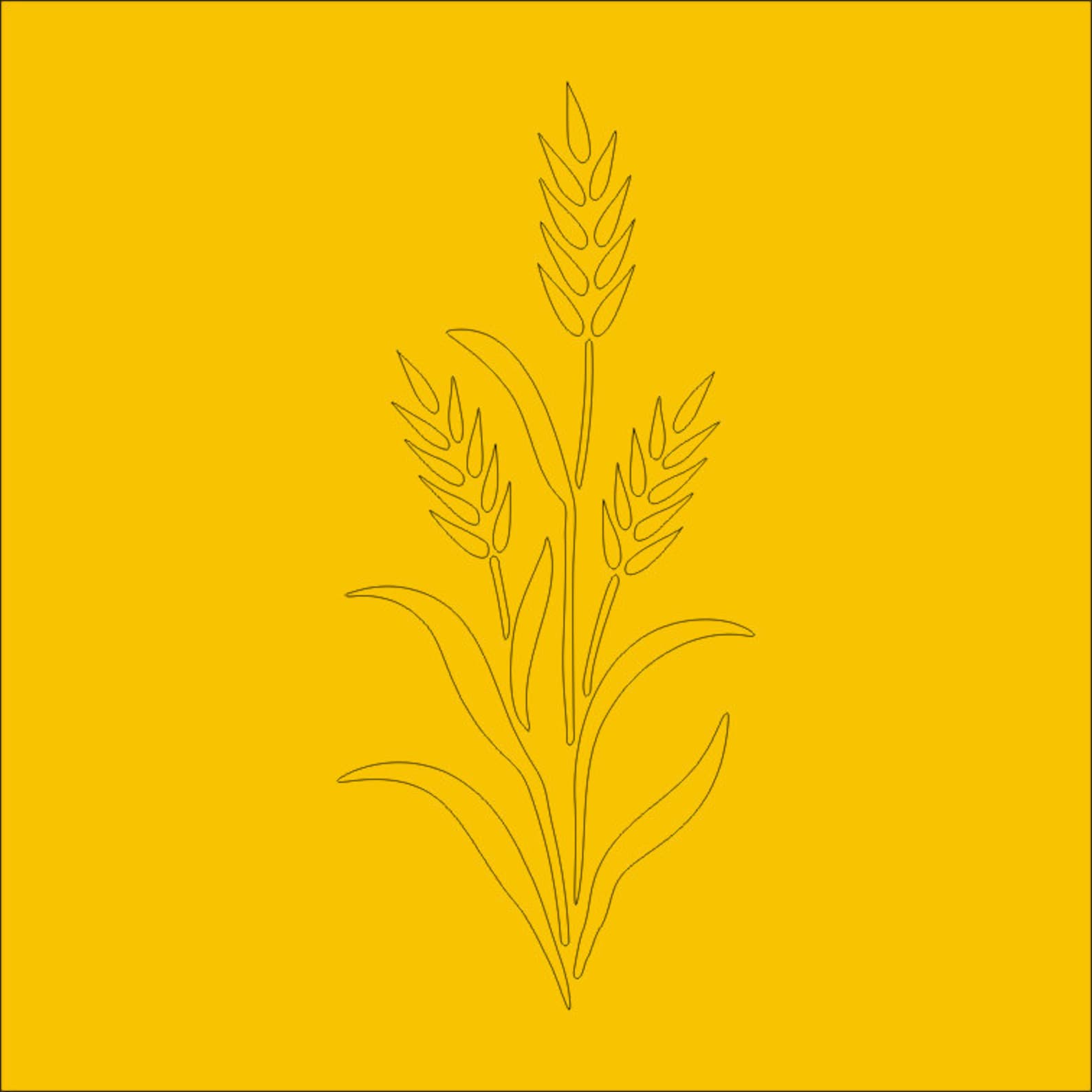 Wheat Stem - SVG - PNG - JPEG - Dxf - Docx - Printable Clipart - Vinyl ...