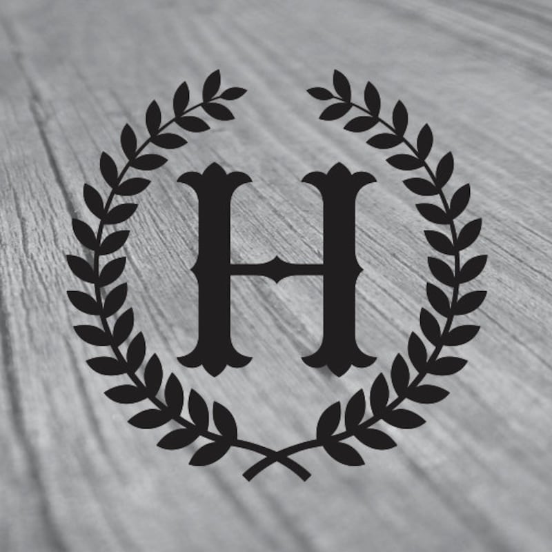 Monogram H - Etsy