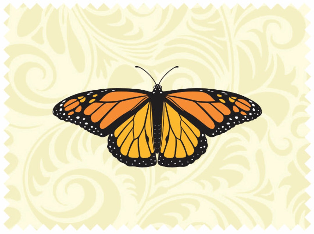 Monarch Butterfly Clipart , Butterfly SVG File, Monarch Butterfly DXF ...