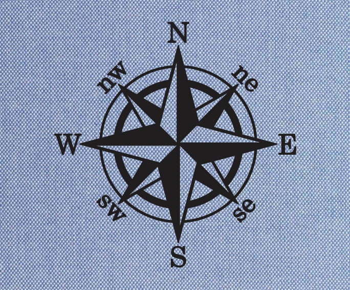 Decorative Compass SVG Cricut File Compass Wall Decor Clipart | Etsy