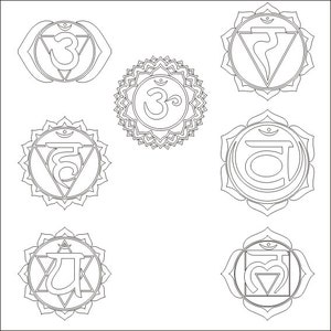 Chakra SVG Printable Clipart Iron on Transfer Cricut Vinyl Cutting ...