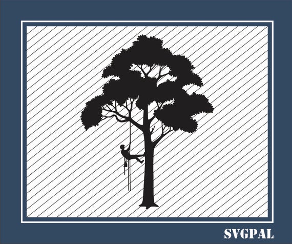 Tree Climber Silhouette