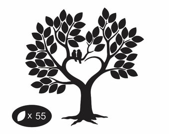 Wedding Tree Svg | Etsy