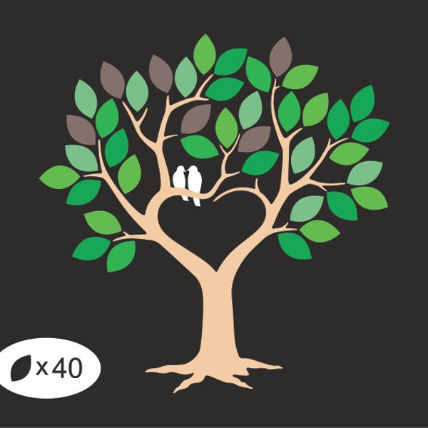 Guestbook Tree Print - Etsy