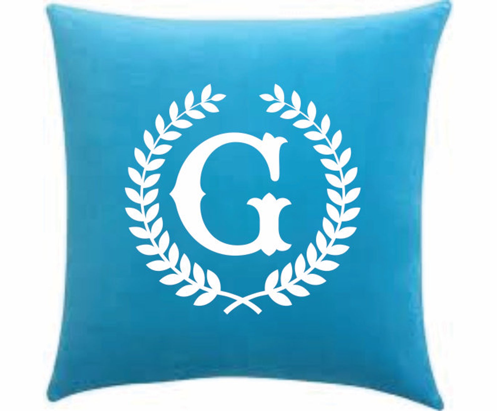 SVG Letter G With Laurel Wreath Cricut SVG Design Clipart Monogram G ...