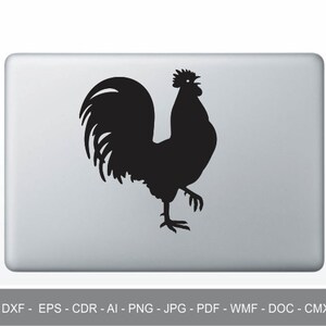 Crowing Rooster - Printable Clipart - Iron on Transfer - Laser Cutting ...