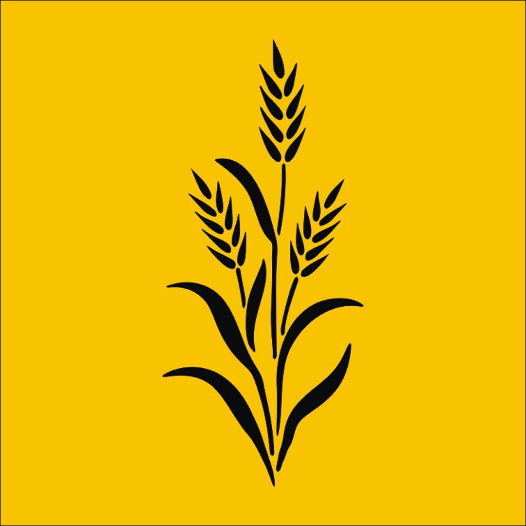 Wheat Stem - SVG - PNG - JPEG - Dxf - Docx - Printable Clipart - Vinyl ...