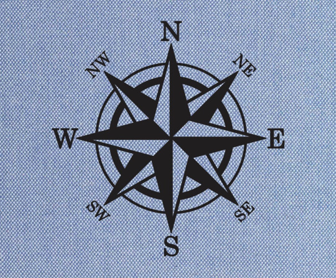 Compass Rose Decor SVG Cricut File Compass Rose PNG Laser Engraving ...
