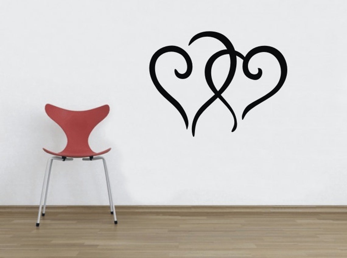 SVG Heart Clipart Design Two Hearts SVG Cricut Two Hearts Svg - Etsy ...