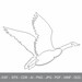 Canadian Goose - Svg - Ai -dxf - Cdr - Pat - Jpeg - Png -pdf -wmf -docx ...