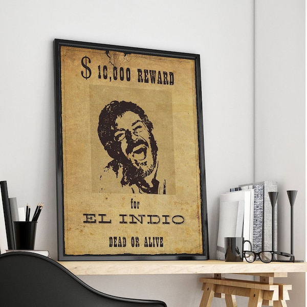 Wanted Western Poster - Etsy UK
