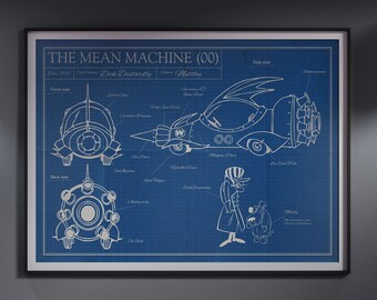 Dick Dastardly - Etsy