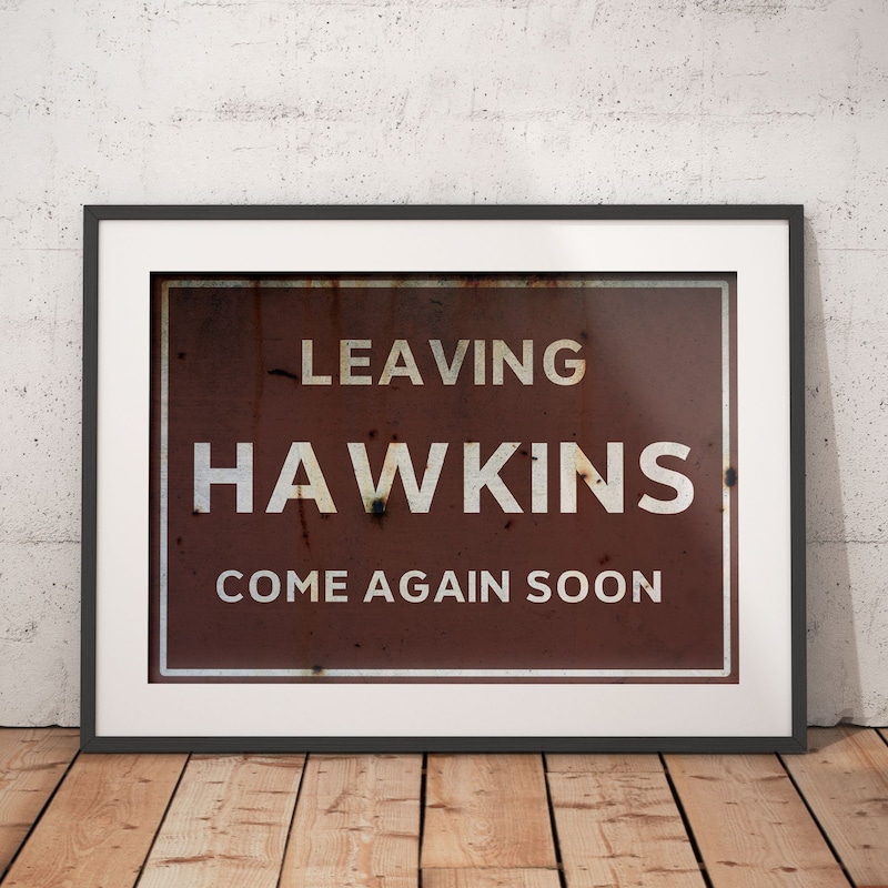 Welcome to Hawkins Sign - Etsy