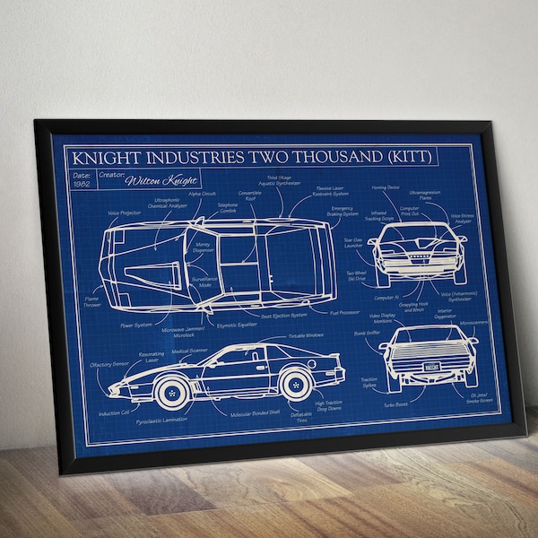 Knight Rider Art - Etsy