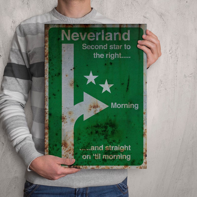 Neverland Sign - Etsy