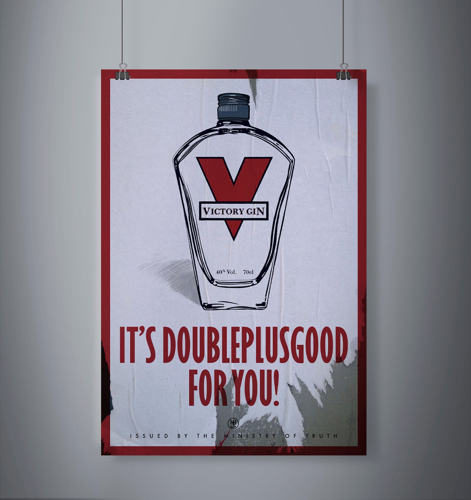 Vintage Style George Orwell 1984 Doupleplusgood 'Victory | Etsy