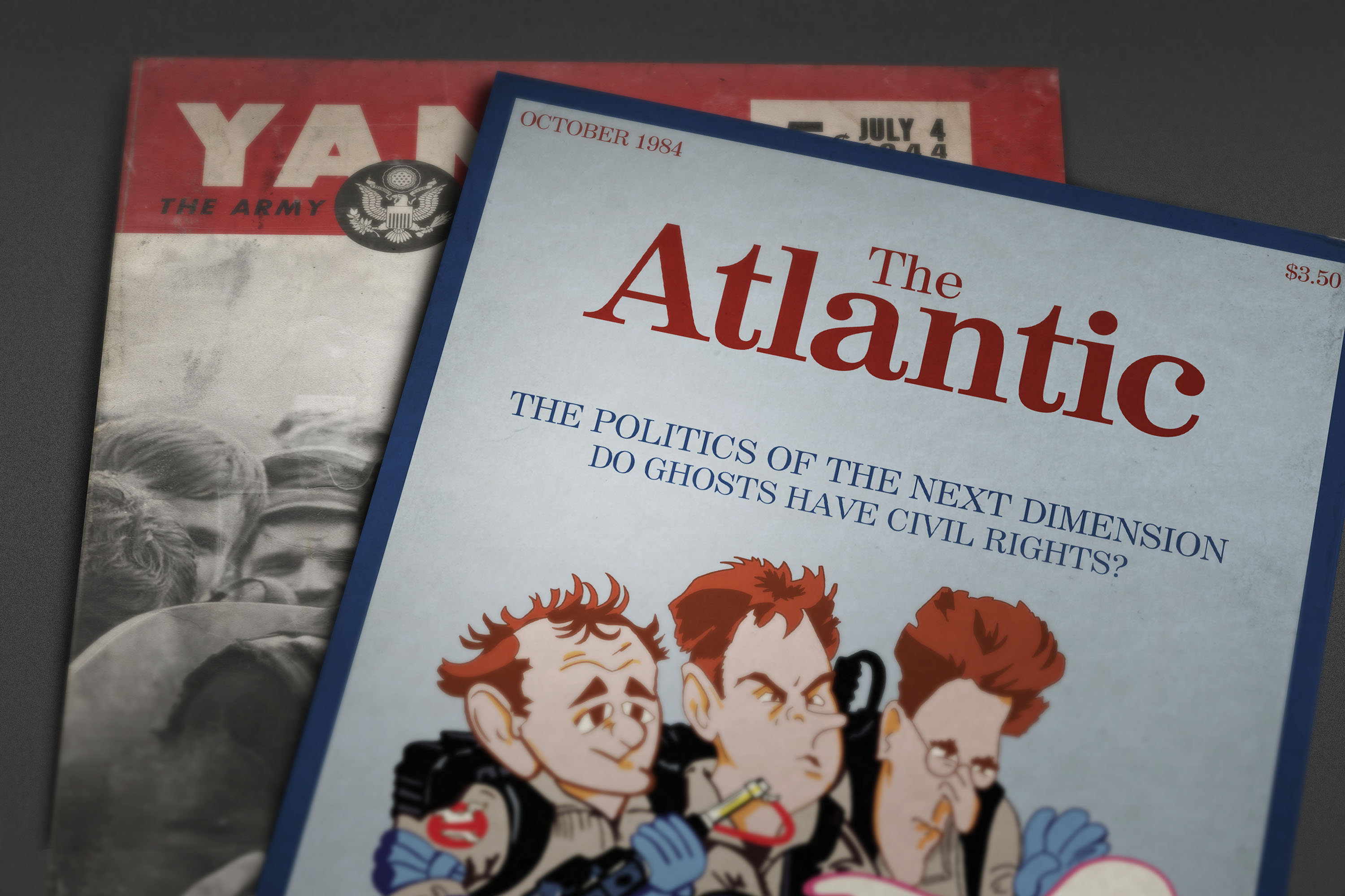 Retro 1984 Ghostbusters Inspired The Atlantic Movie Prop Magazine Cover ...