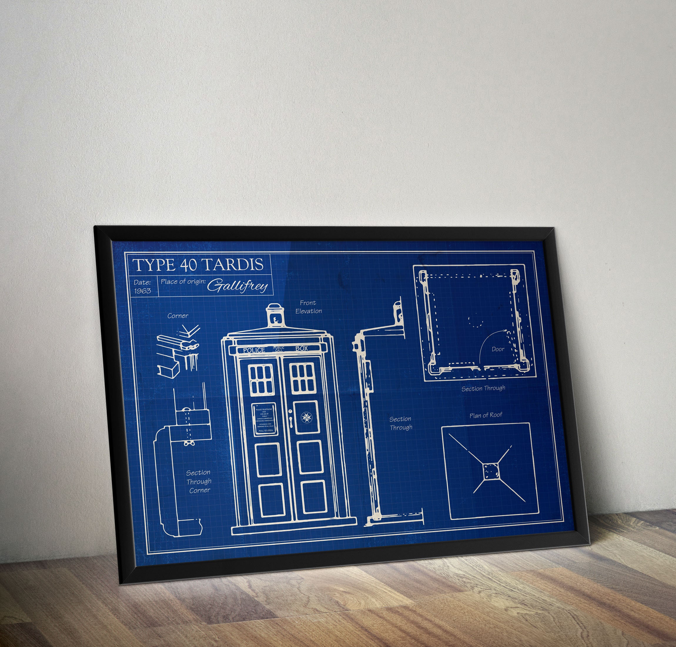 Doctor Who Inspired Type 40 Tardis Time Lord Gallifrey | Etsy