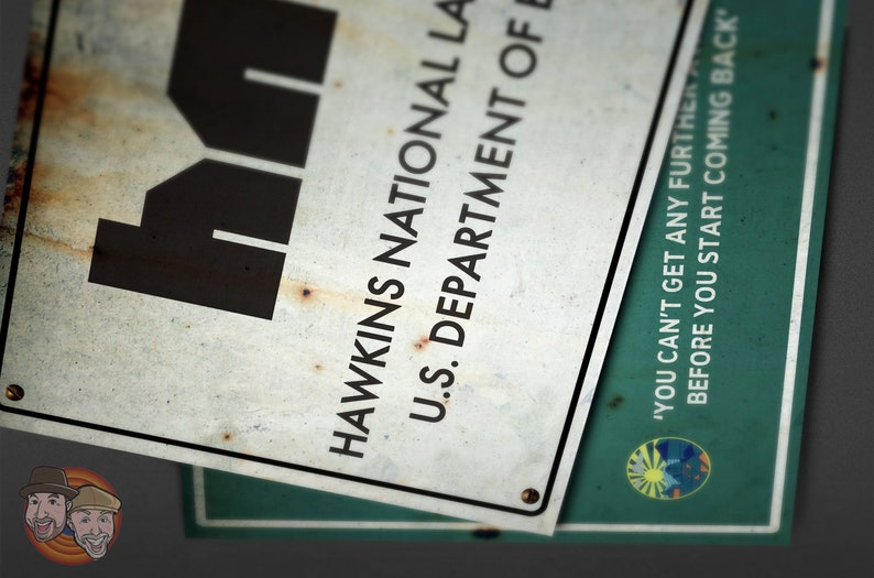Stranger Things Hawkins National Laboratory Art Print or Metal Sign - Etsy
