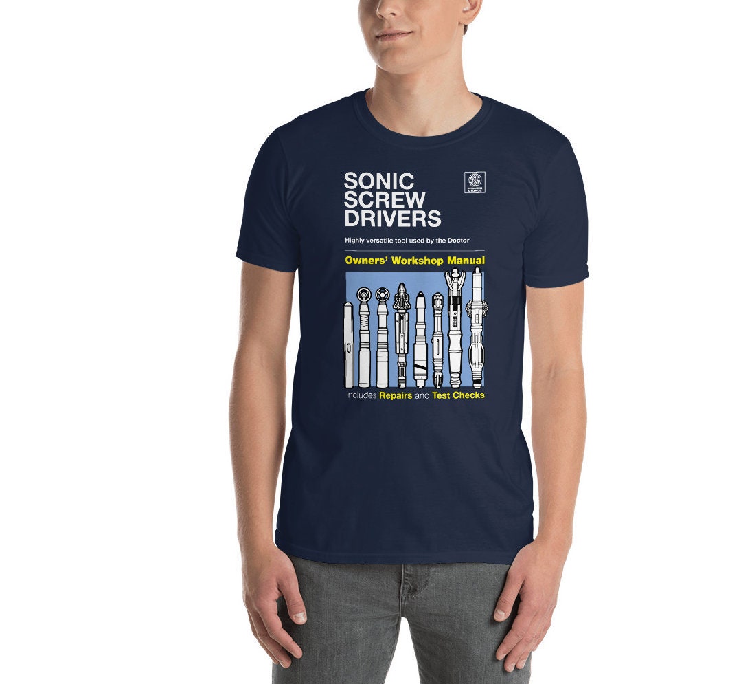 Sonic Screwdrivers - Haynes Manual Inspired Doctor Who T-shirt - Etsy