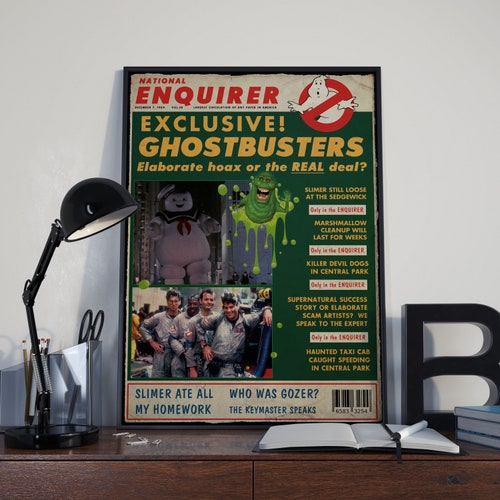 Ghostbusters GLOBE Newspaper Cover - Etsy