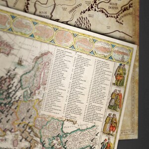 William Shakespeare Map Play Locations A Vintage Style Map With ...