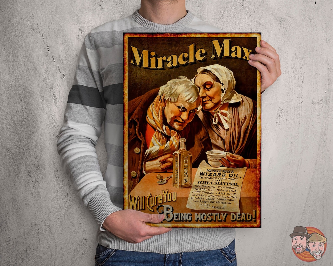 Princess Bride Miracle Max Mostly Dead Cure A William Goldman & Rob ...