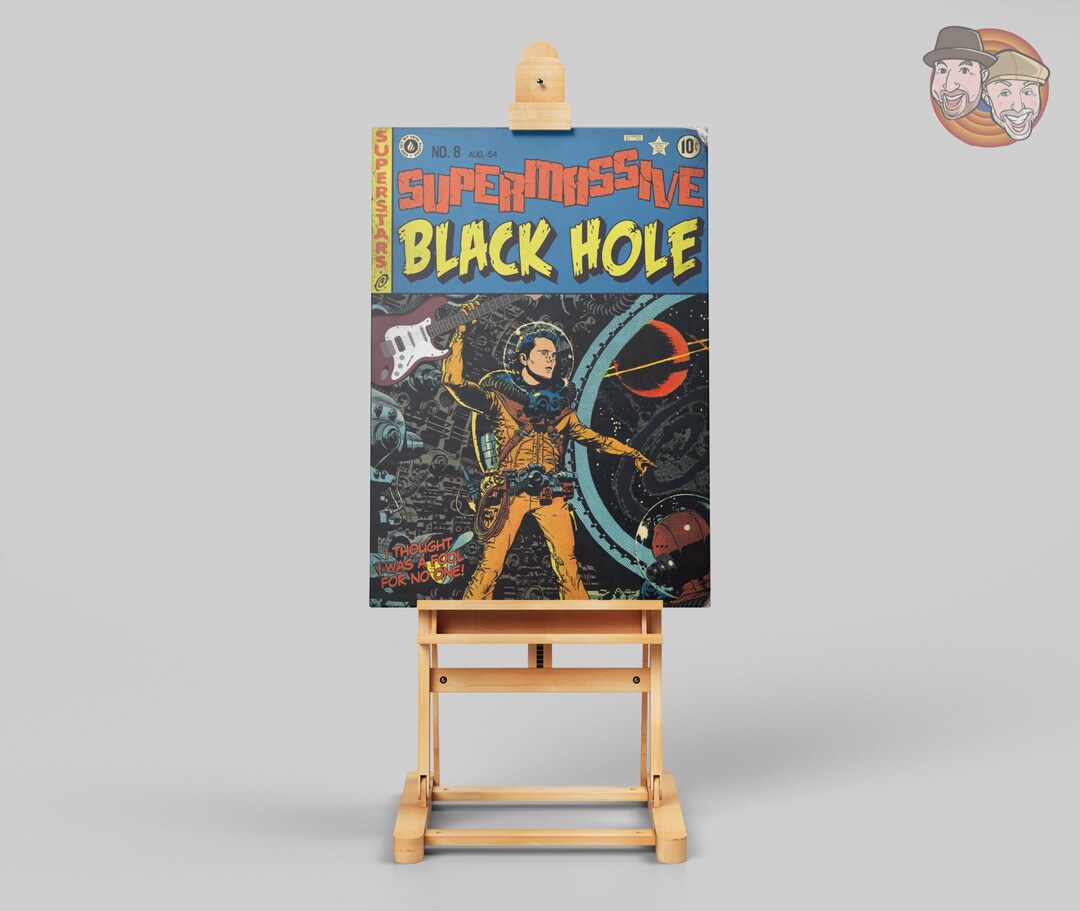 Muse Inspired Comic Book Art Print: Supermassive Black Hole - Etsy