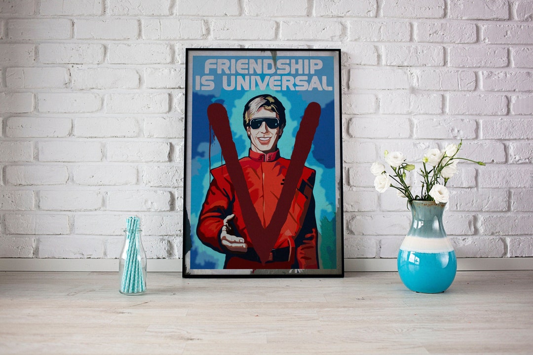 Friendship is Universal - A V Inspired Vintage Look A1 A2 A3 A4 Art ...
