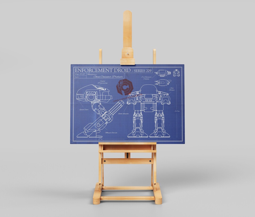 Robocop Inspired OCP Omni Consumer Products ED-209 Enforcement Droid ...