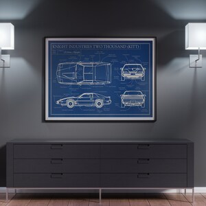 Knight Rider Inspired Knight Industries Two Thousand - KITT Blueprint ...