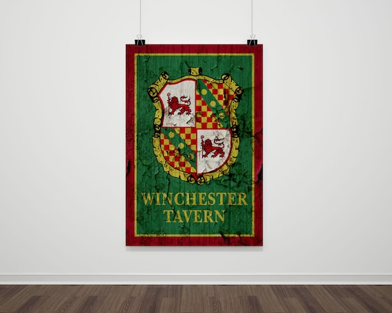 Shaun of the Dead Inspired Winchester Tavern Pub Sign Aged | Etsy