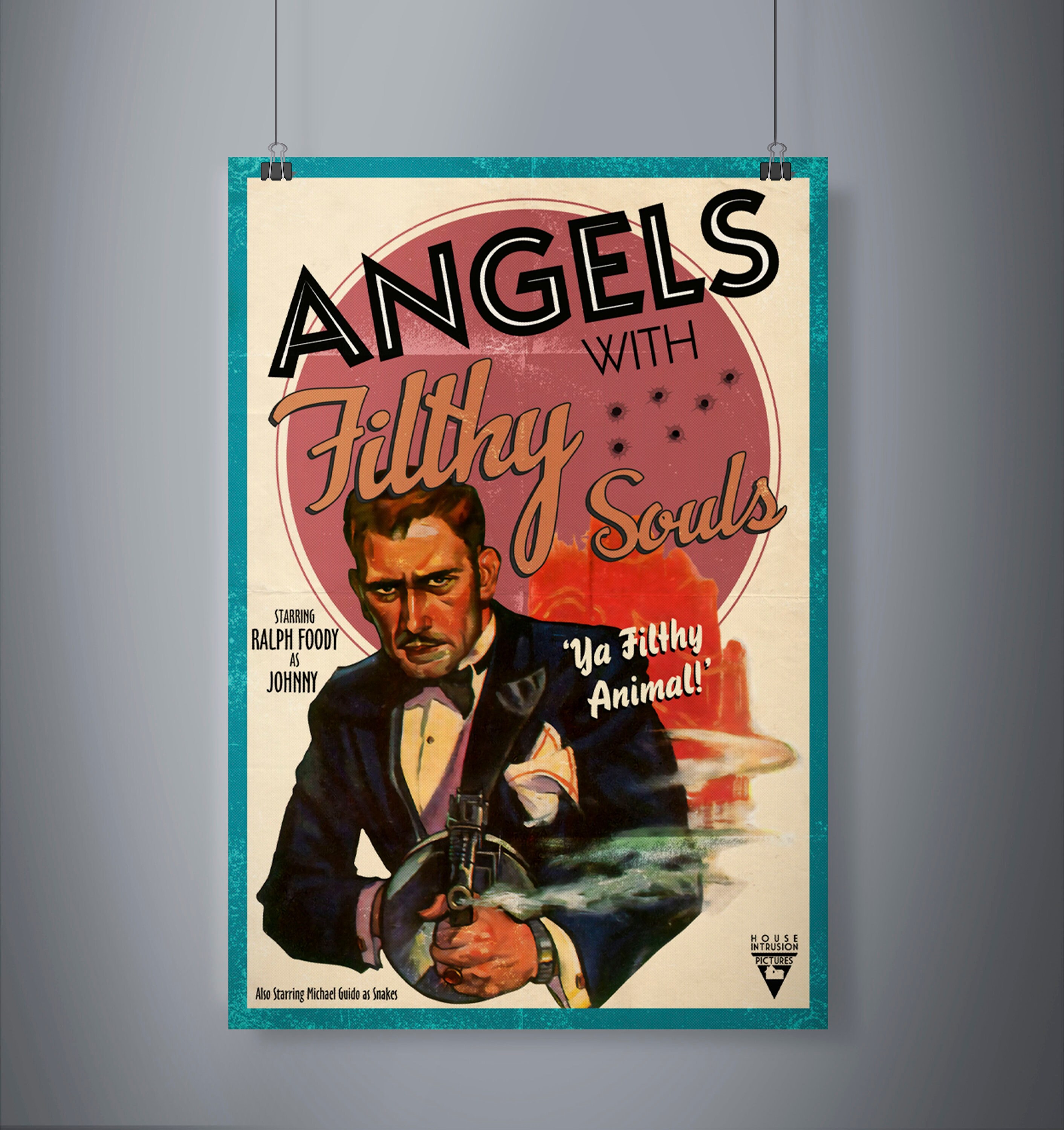 Angels With Filthy Souls Art Print - Home Alone Inspired Vintage Movie ...