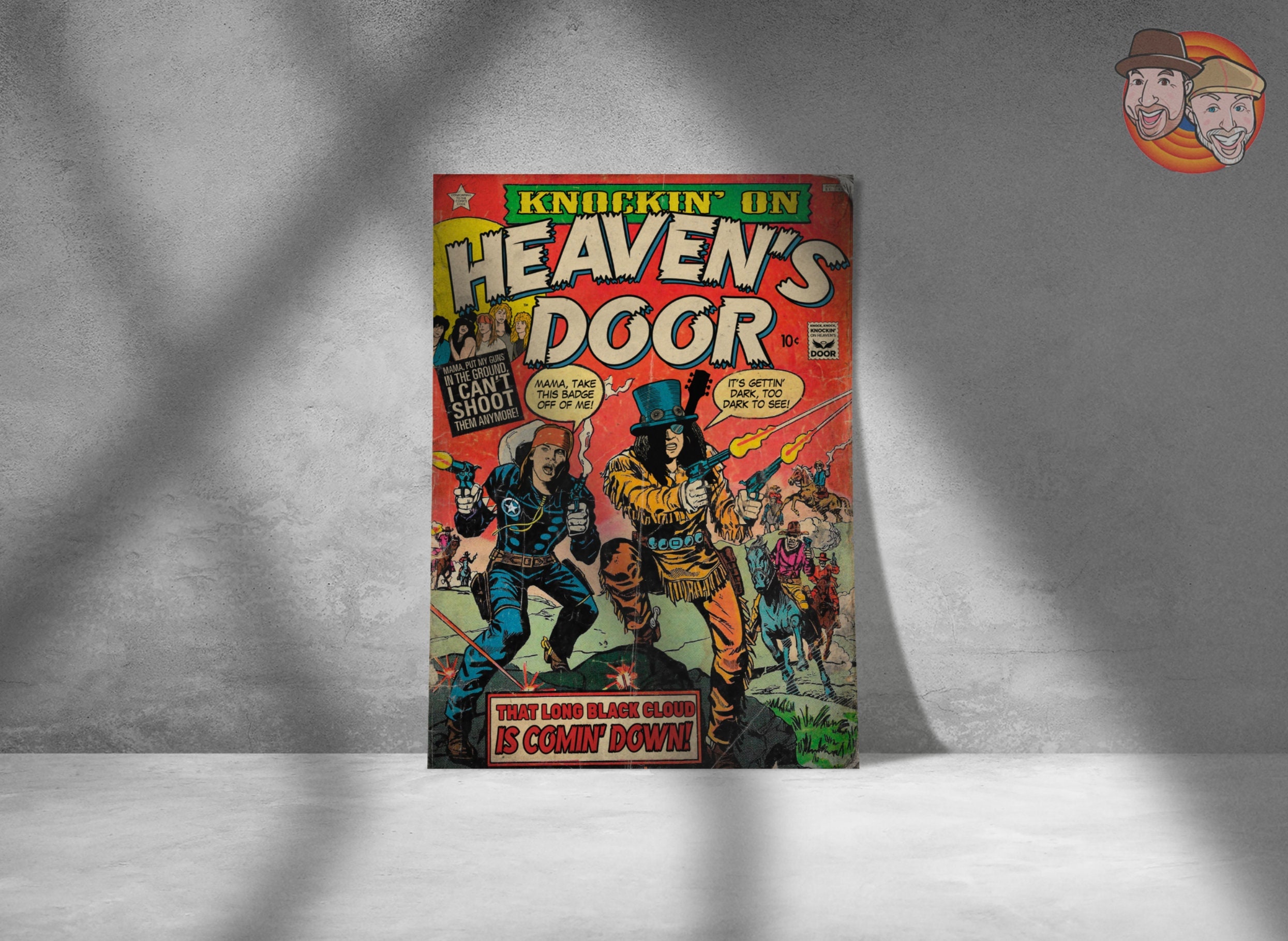 Guns 'n' Roses Inspired Vintage Pulp Comic Book Cover - Etsy
