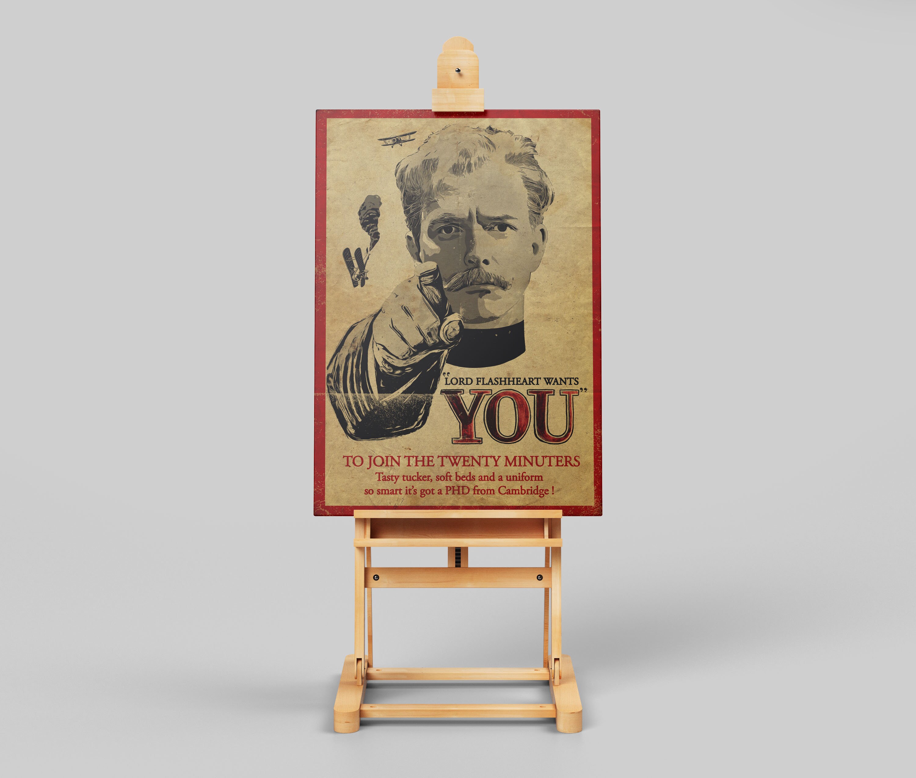 Blackadder Goes Forth Inspired Lord Flashheart I Want You - Etsy UK