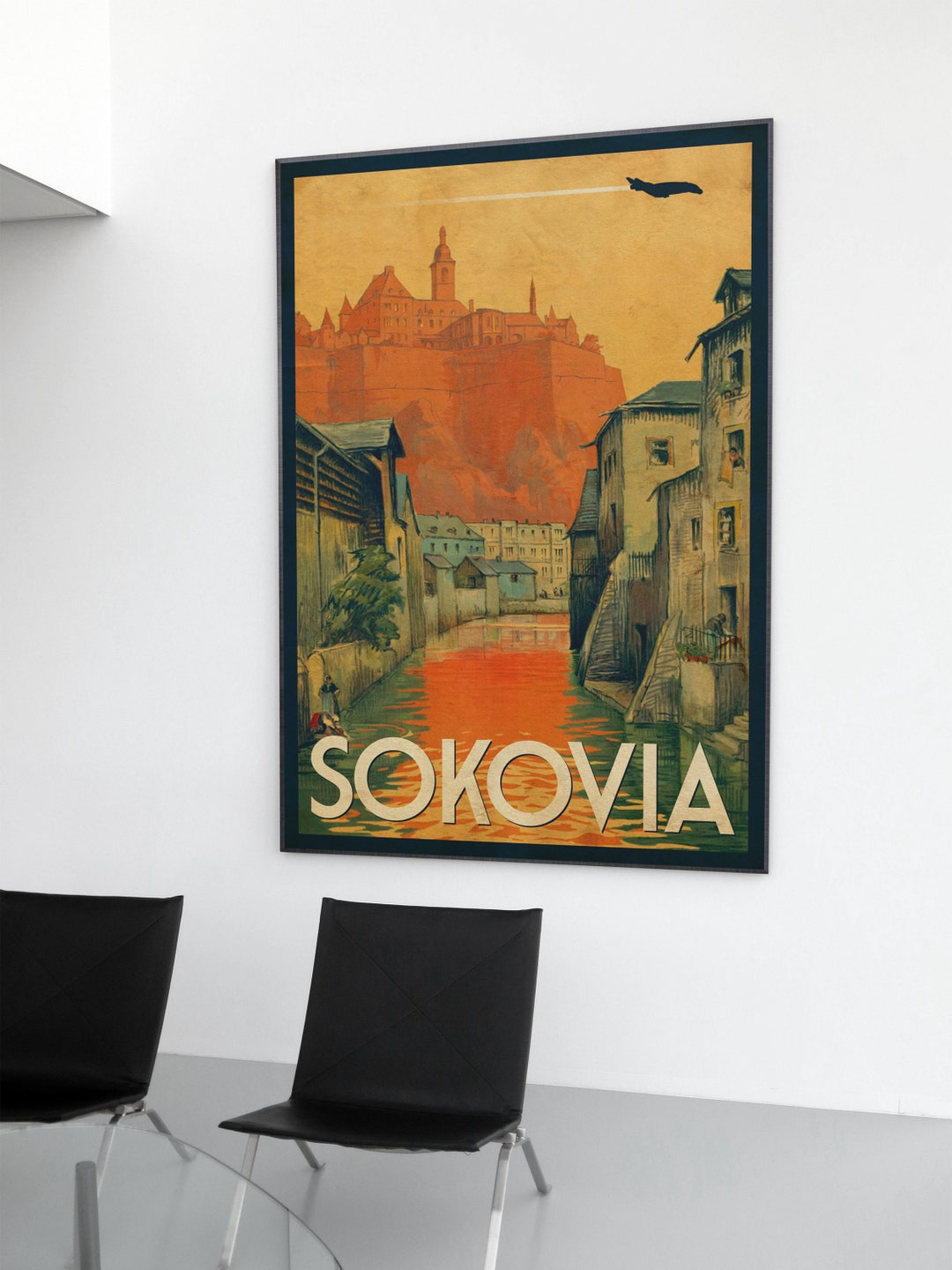 Vintage Style MCU Inspired Sokovia A4 A3 A2 Art Print - Etsy