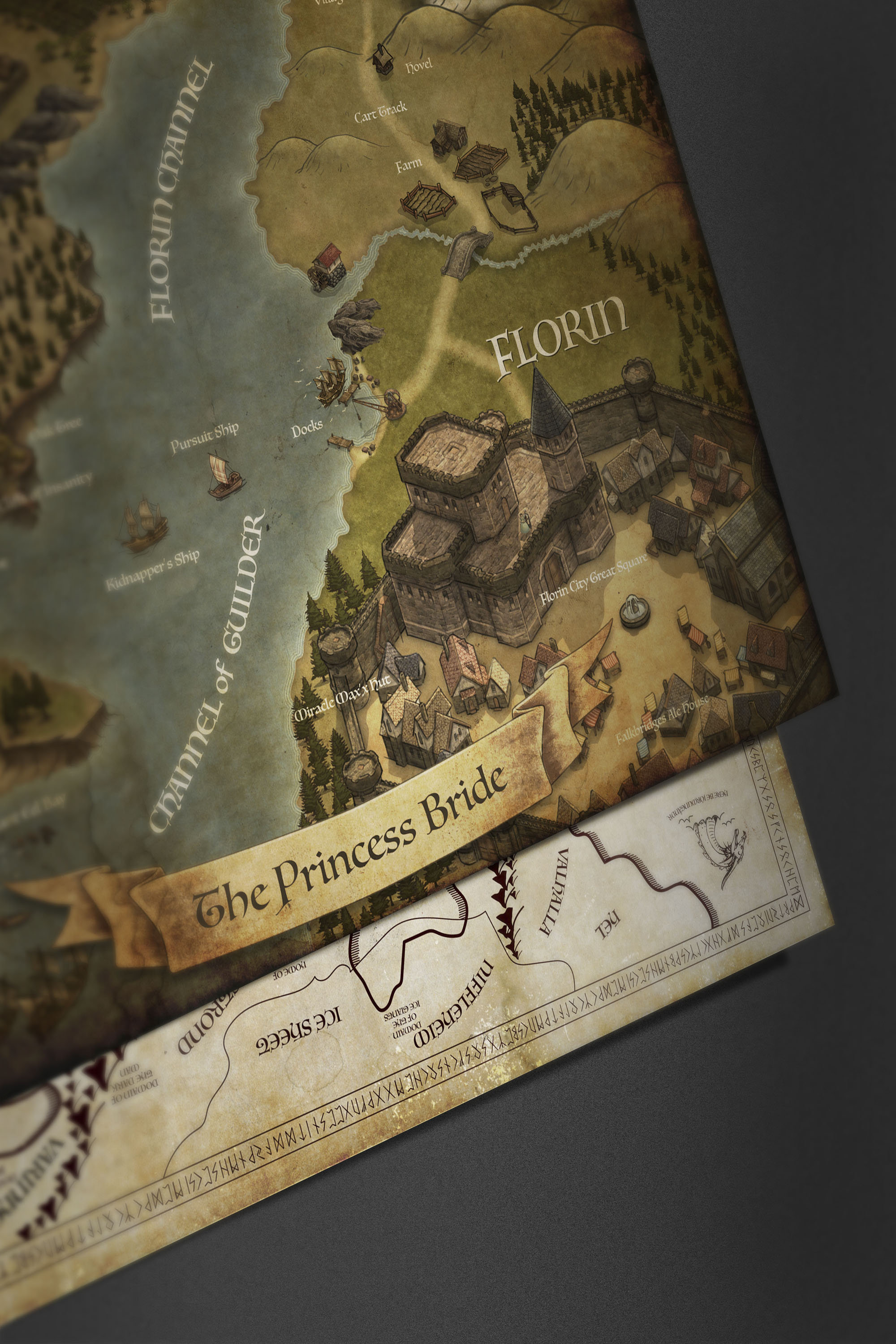 The Princess Bride Story Map A William Goldman & Rob Reiner | Etsy