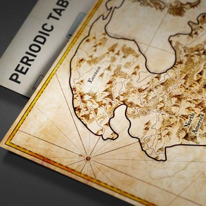 Vintage Style Map of Pangaea - A4 A3 A2 A1 Art Print - Etsy