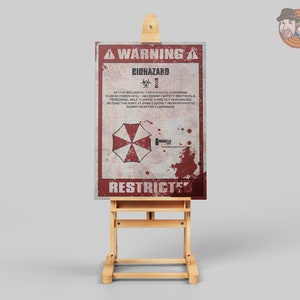 Resident Evil Inspired - Warning! - Umbrella Biohazard Facility ...