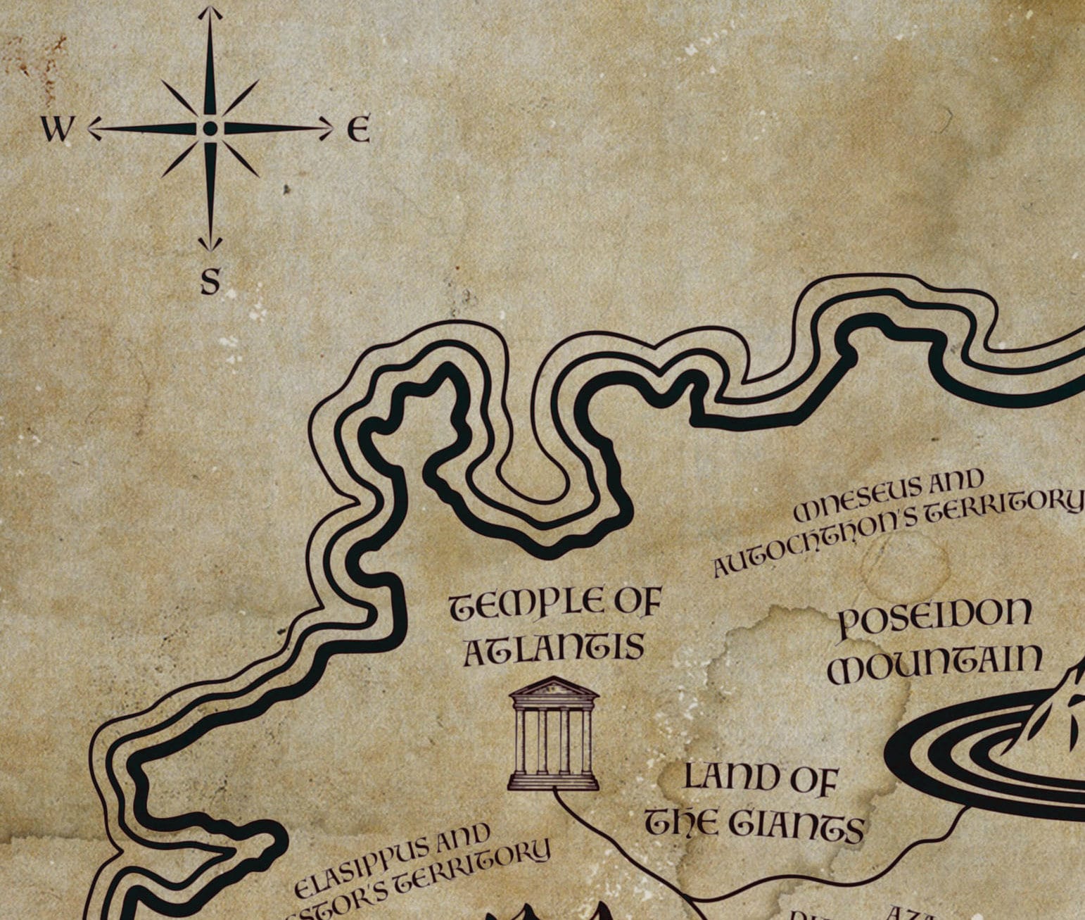 Ancient Atlantis Map