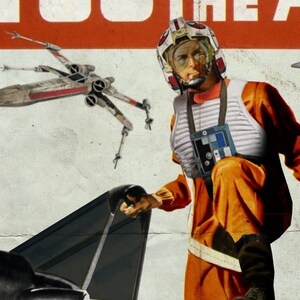 Star Wars Inspired Rebel X-wings Give 'em Hell WWII Vintage Propaganda ...