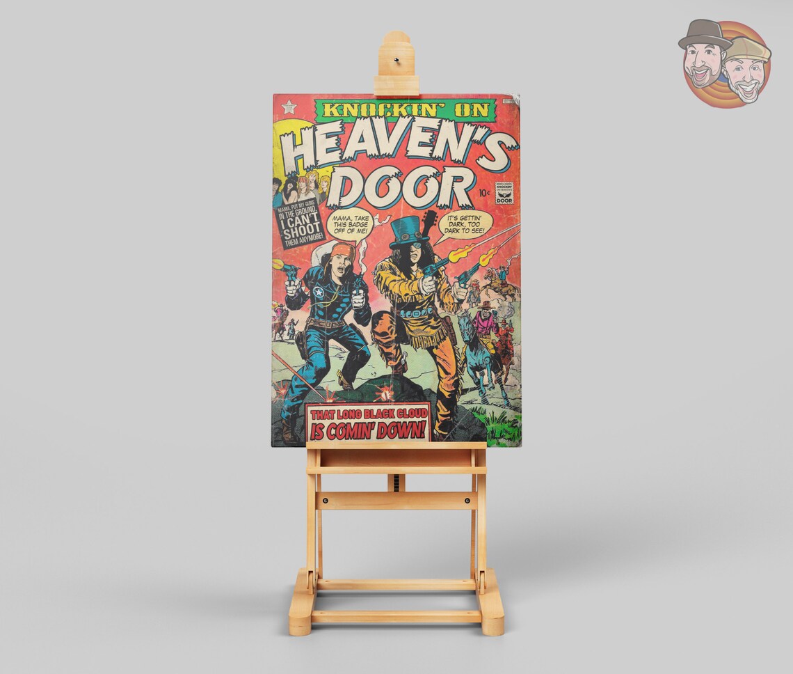 Guns 'n' Roses Inspired Vintage Pulp Comic Book Cover - Etsy
